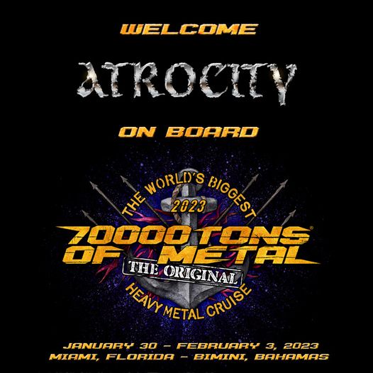 GREAT NEWS! - ATROCITY - ON BOARD OF 70K OF METAL! - Marc Micki Richter